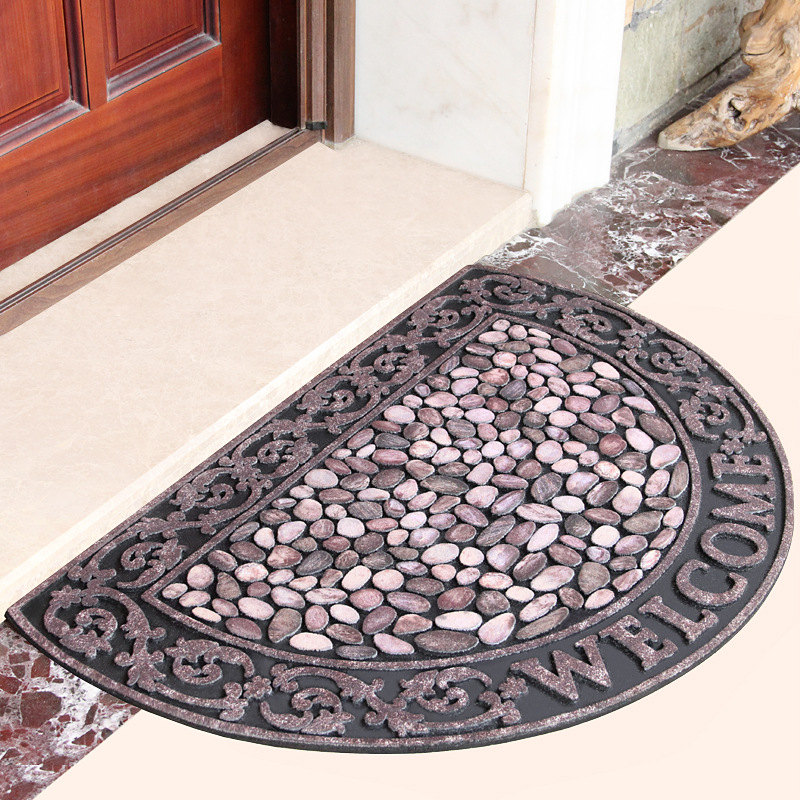 Villa door mat plastic rubber door mat