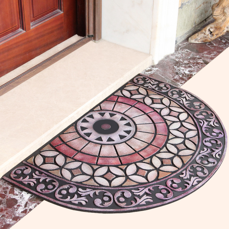 Villa door mat plastic rubber door mat